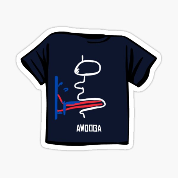 "Awooga sticker" Sticker for Sale by CrabStag | Redbubble