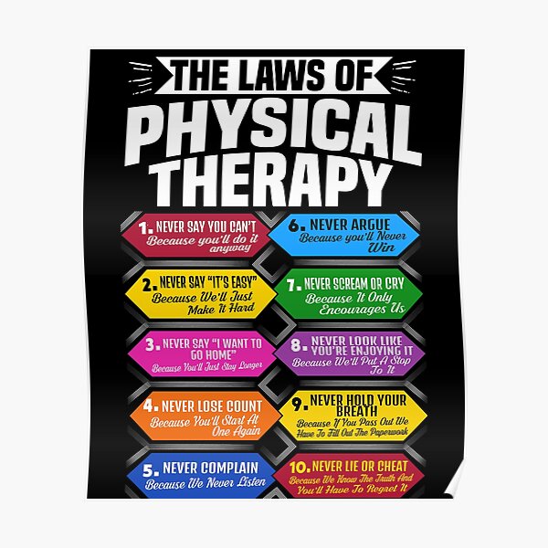 Physical Therapy Posters | Redbubble