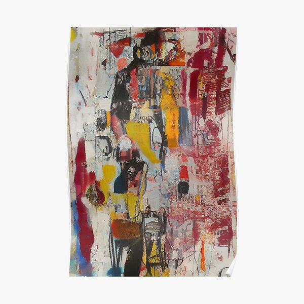 "A Celebration of Love: Expressionist Wedding Day Art" Poster for Sale ...