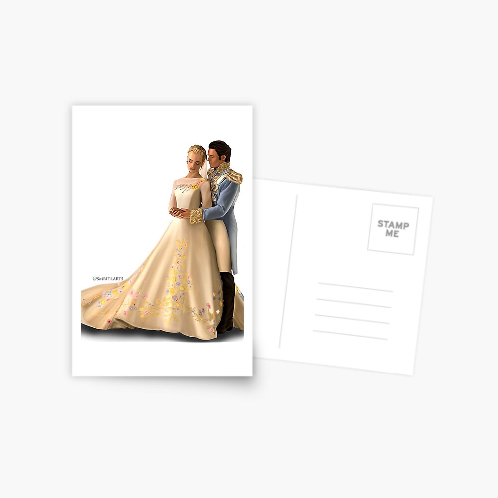 "Cinderella and Prince Charming" Sticker for Sale by SmritiArts | Redbubble