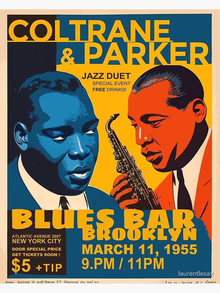 "Jazz poster" Poster for Sale by laurentlesax | Redbubble