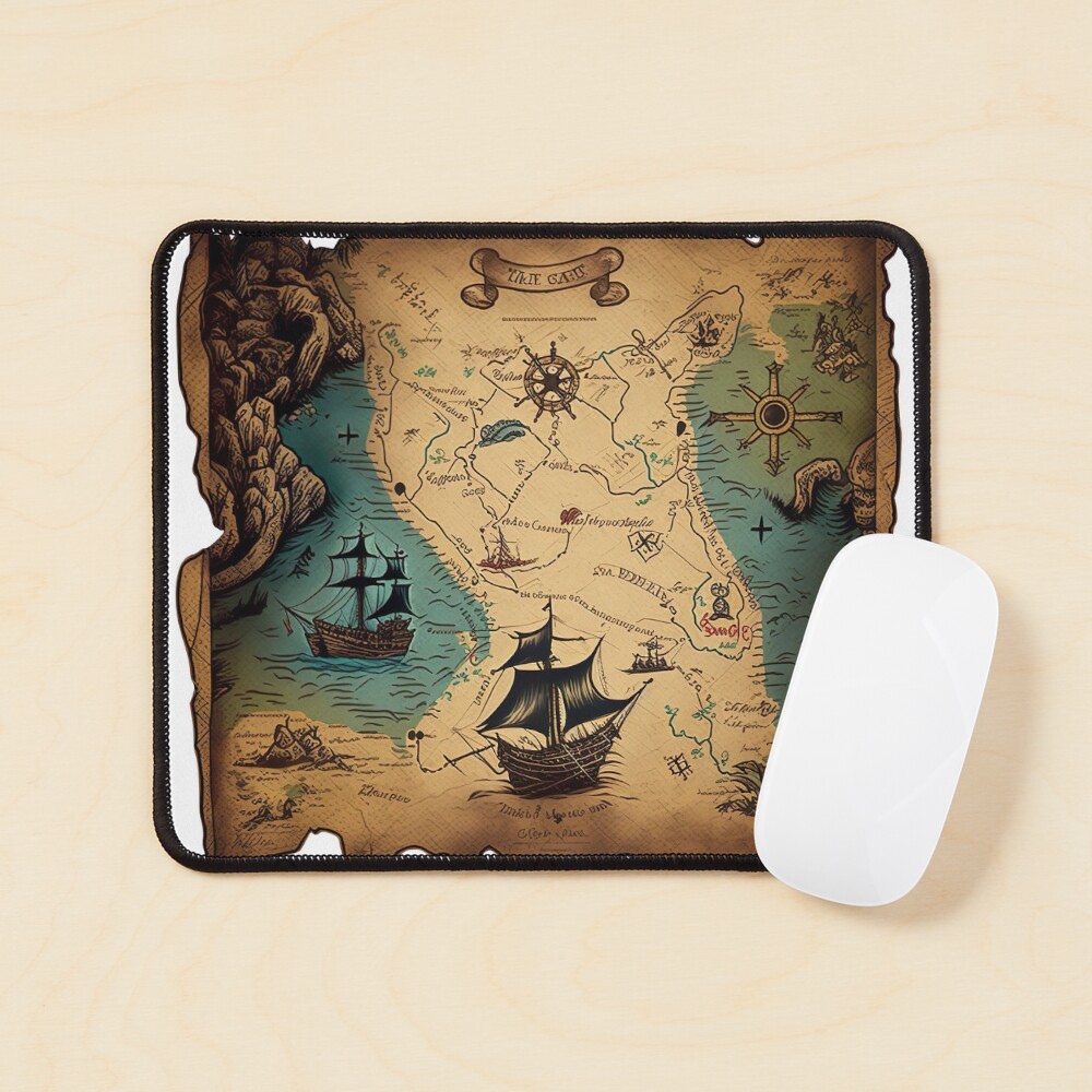 "Pirate treasure map" Sticker for Sale by VAXANA | Redbubble