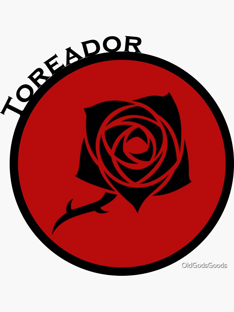 "Vampire the Masquerade Toreador Clan Design" Sticker for Sale by ...