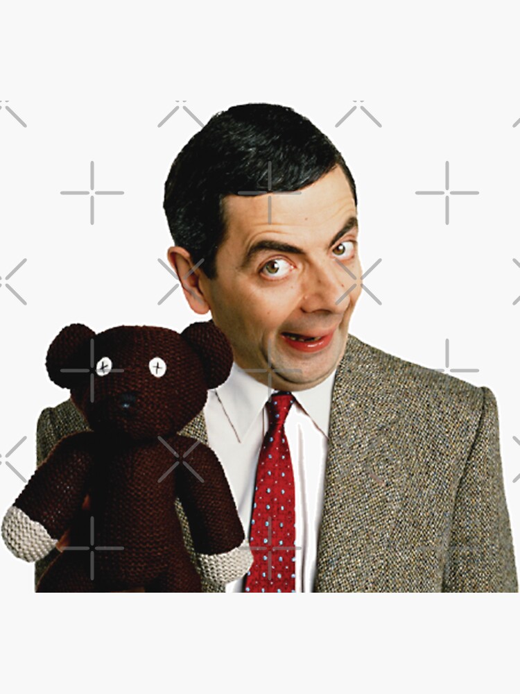"Mr Bean" Sticker for Sale by DaveSquare ⭐⭐⭐⭐⭐ (7.3K) | Redbubble