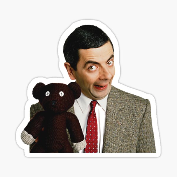 "Mr Bean" Sticker for Sale by DaveSquare ⭐⭐⭐⭐⭐ (7.3K) | Redbubble