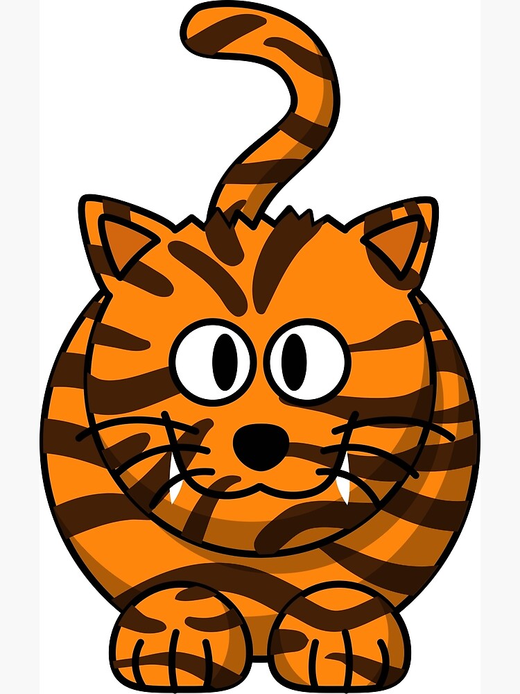 "Cartoon Tiger" Poster for Sale by greatant | Redbubble