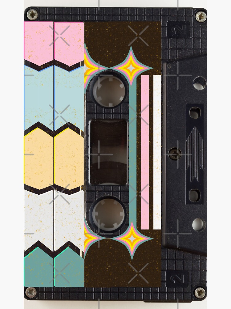 "Mixtape Vol 1, Retro Vibes" Sticker for Sale by Namika-PA | Redbubble