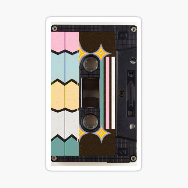 "Mixtape Vol 1, Retro Vibes" Sticker for Sale by Namika-PA | Redbubble