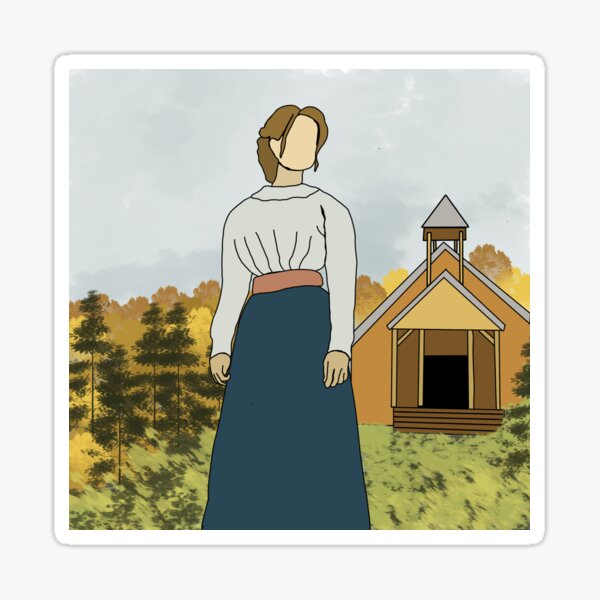 "Cutter Gap Christy drawing " Sticker for Sale by SaintsPlace | Redbubble