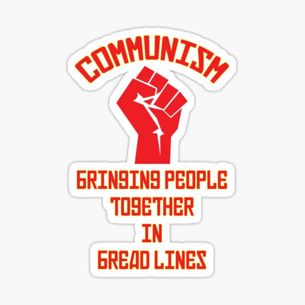 "Graphic Communism" Sticker for Sale by LogosWear | Redbubble