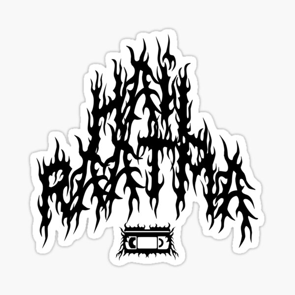 "Hail Raatma - Savage Black" Sticker for Sale by maryncemetery | Redbubble