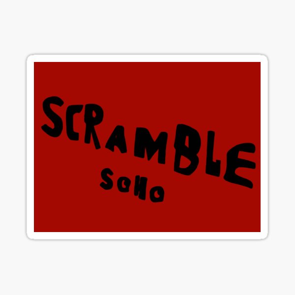 "Scramble" Sticker for Sale by LiquidReindeer | Redbubble