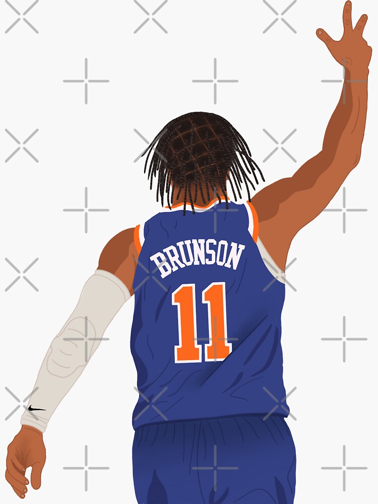 "JALEN BRUNSON" Sticker for Sale by karavin8 | Redbubble