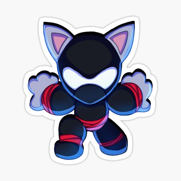"The Epic Ninja Cat" Sticker for Sale by Stickiezblue | Redbubble