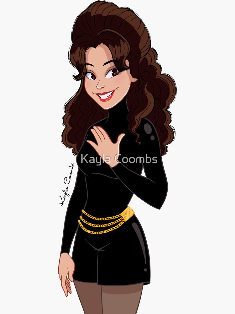 "Fran Fine Gold Chain" Sticker for Sale by kaylacoombs | Redbubble