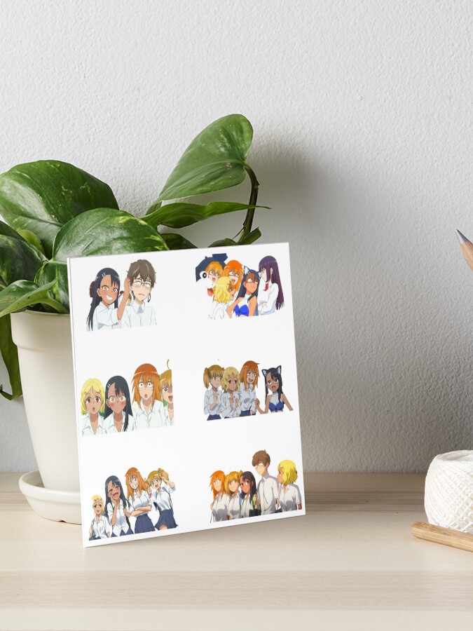 "Stickers Nagatoro pack Sticker" Art Board Print for Sale by youssef ...