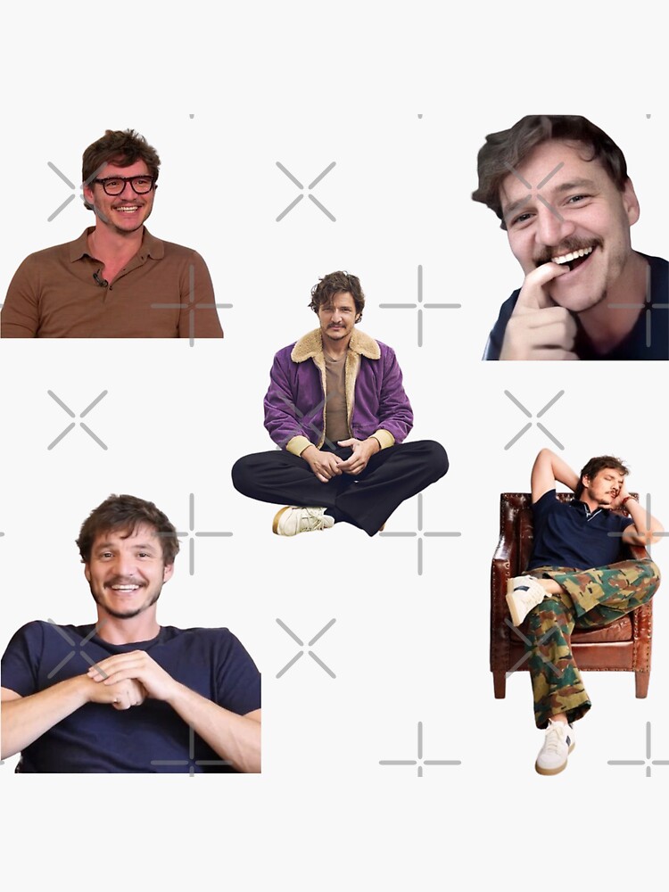 "Pedro Pascal Sticker Pack" Sticker for Sale by LittleTurtle17 | Redbubble