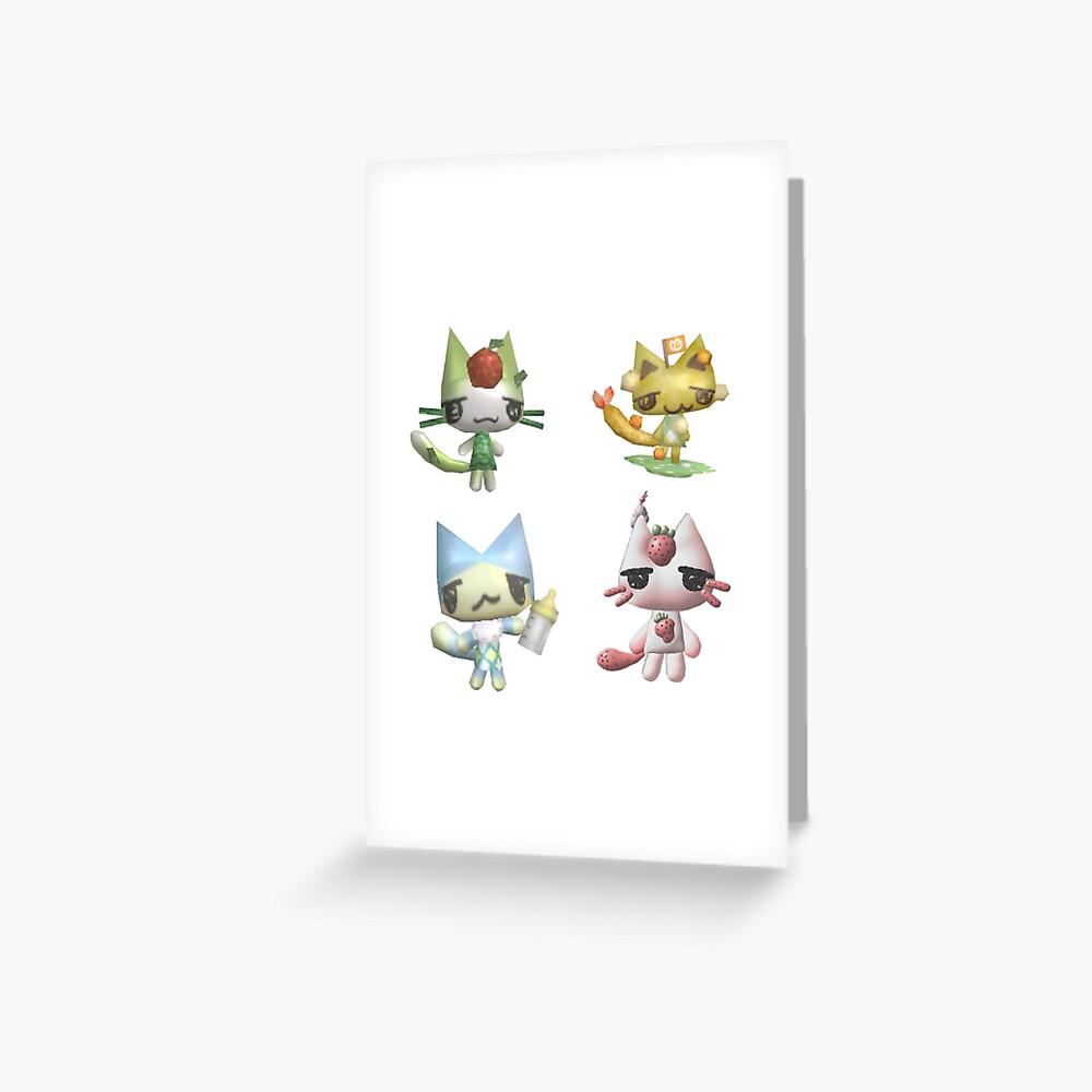 "cute low-poly cat sticker pack" Sticker for Sale by sell-out-club ...