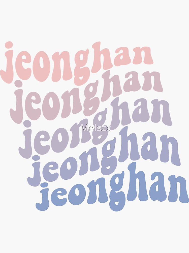 "SEVENTEEN JEONGHAN Kpop member" Sticker for Sale by Melszx | Redbubble