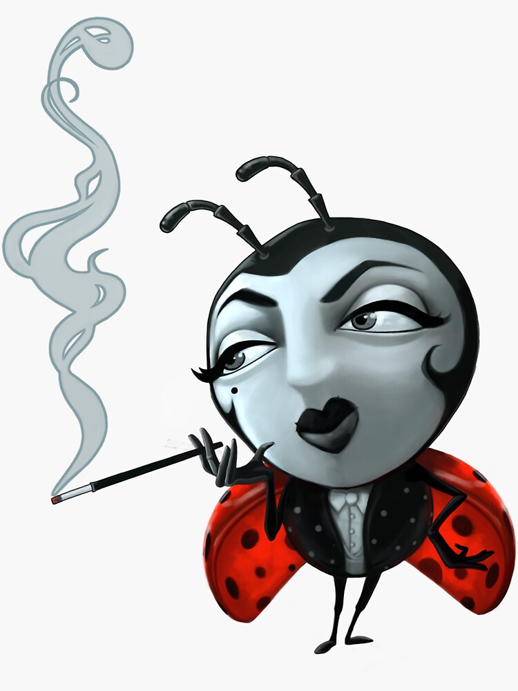 "Ladybug " Sticker by eduardobera | Redbubble