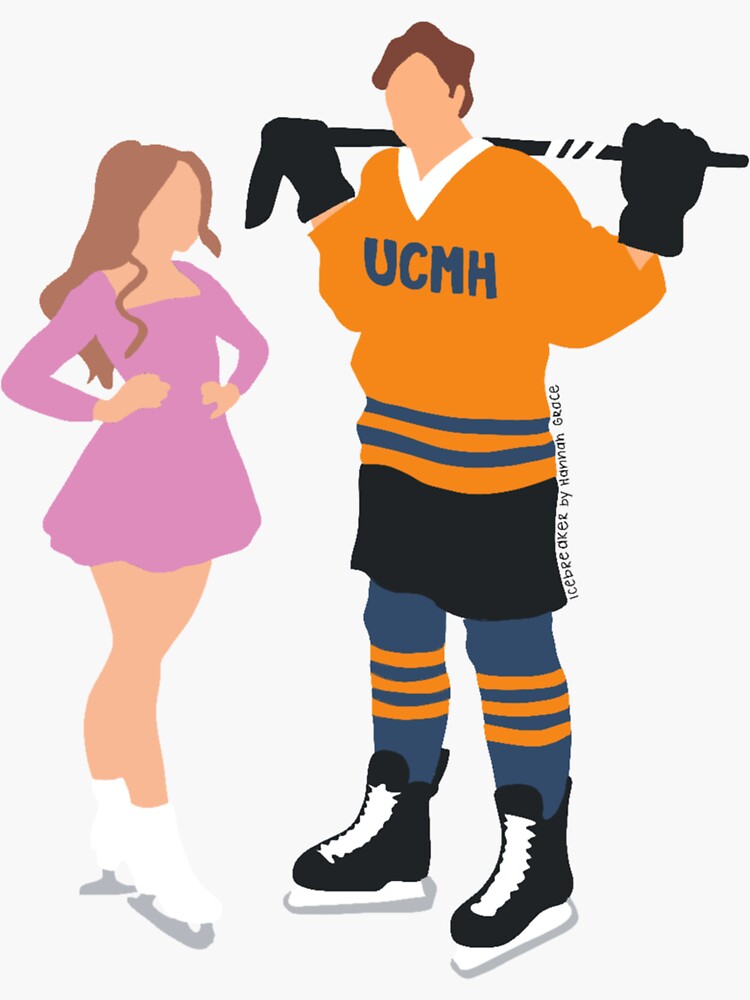 "ICEBREAKER BY HANNAH GRACE" Sticker for Sale by Therandomreader ...