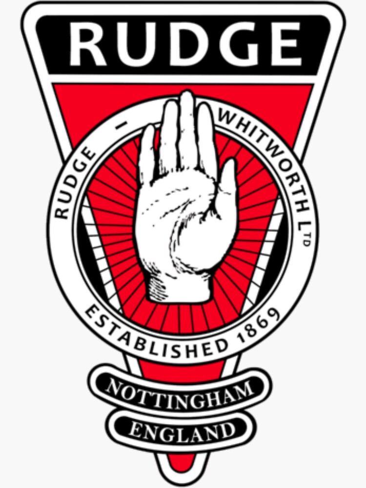 "Rudge Whitworth Motorcycles headstock " Sticker for Sale by ...