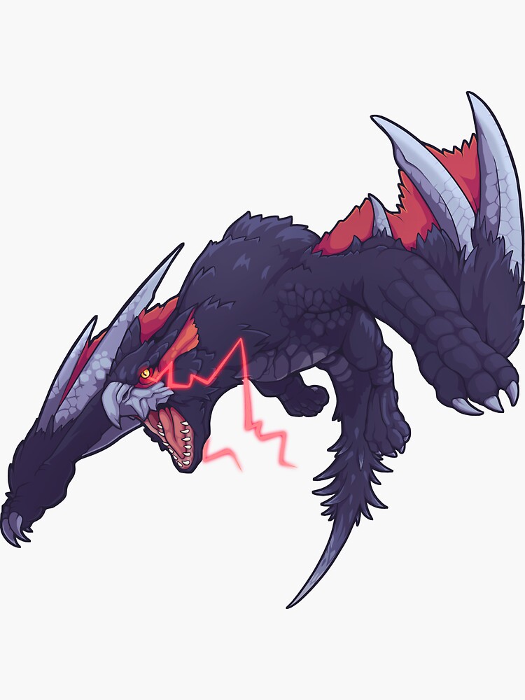 "Nargacuga" Sticker for Sale by Venn-Art | Redbubble