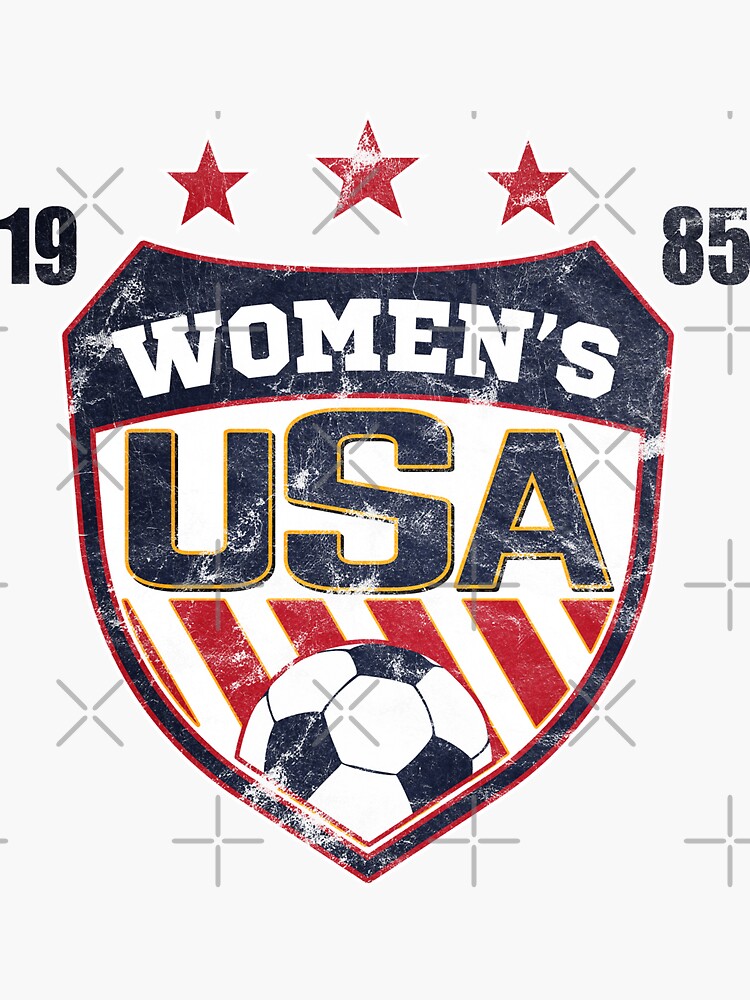 "Women's USA Soccer Shield" Sticker by fermo | Redbubble