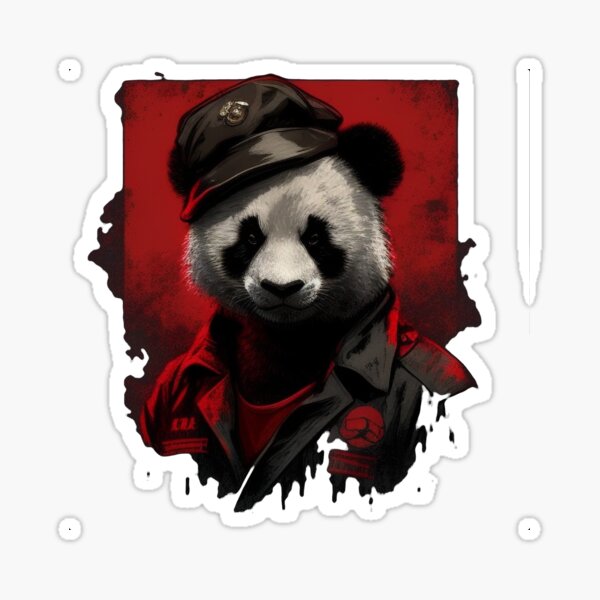 "The Organized Communist Panda" Sticker for Sale by ExpLib | Redbubble