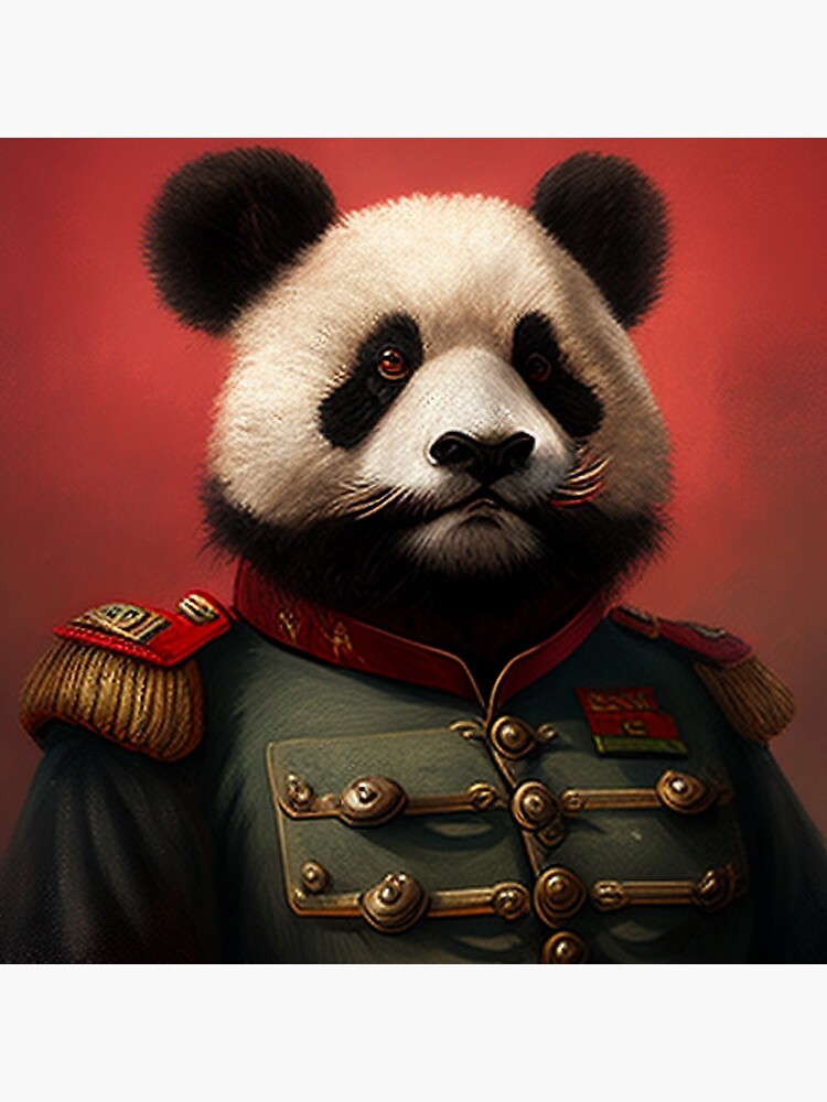 "The Regal Communist Czar Panda" Sticker for Sale by ExpLib | Redbubble