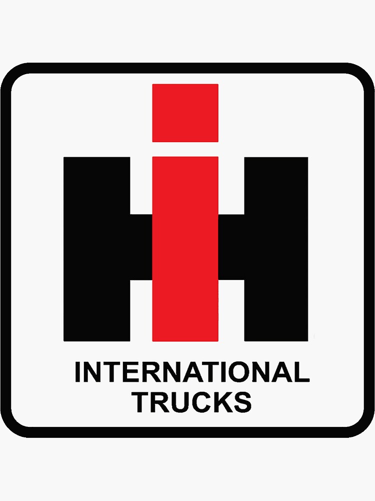 "LOGO | IH - TRUCKS" Sticker for Sale by Creelttista | Redbubble