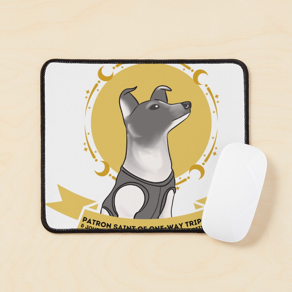 "laika; patron saint of one way trips" Sticker for Sale by goblinbabe ...