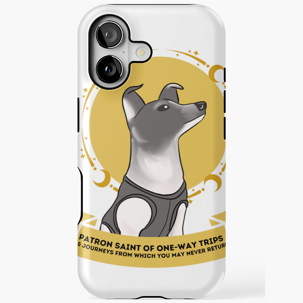 "laika; patron saint of one way trips" Sticker for Sale by goblinbabe ...