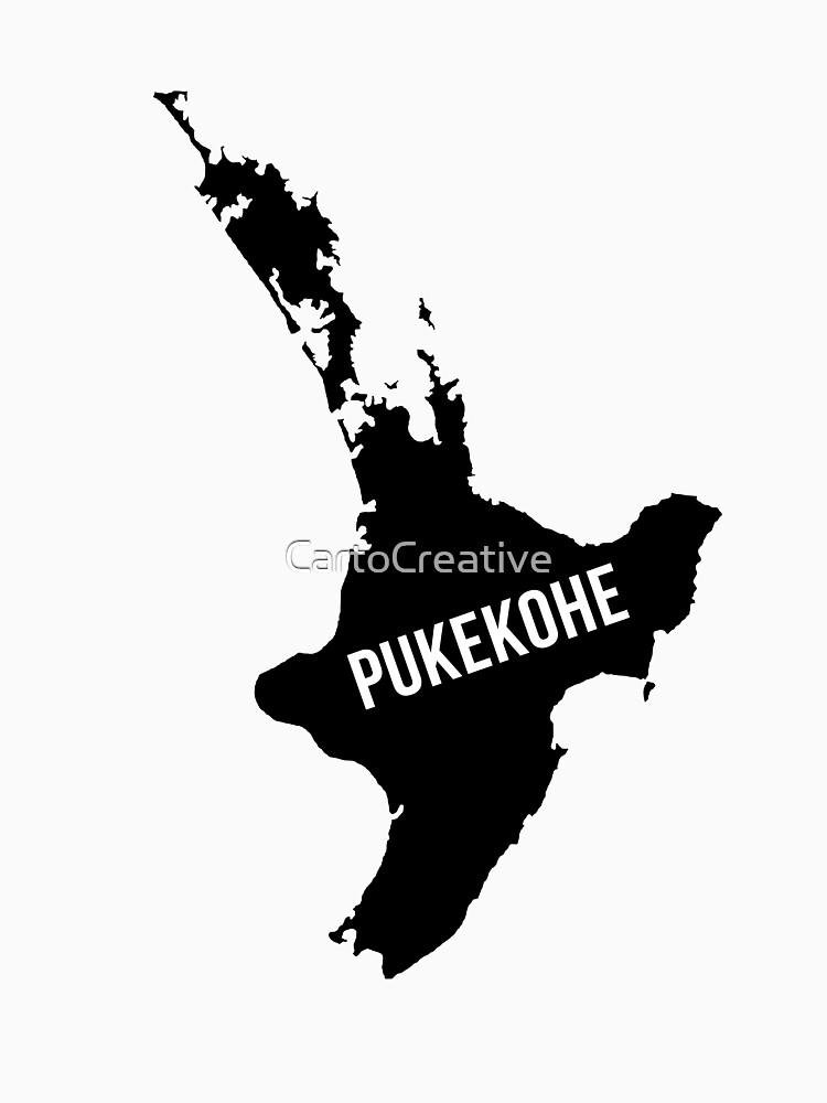 "Pukekohe, New Zealand Silhouette" T-shirt for Sale by CartoCreative ...