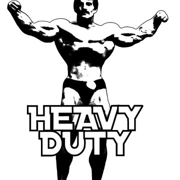 "Mike Mentzer Heavy Duty" Sticker for Sale by OkSaiyamanStore | Redbubble