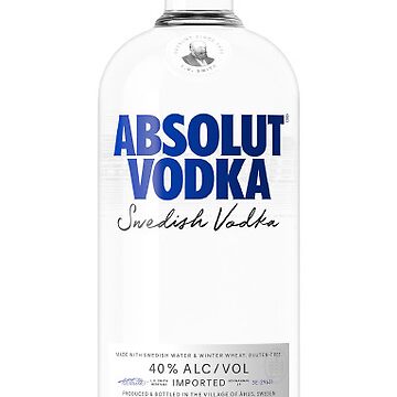 "Absolut Vodka" Sticker for Sale by Tyler Faulstick | Redbubble