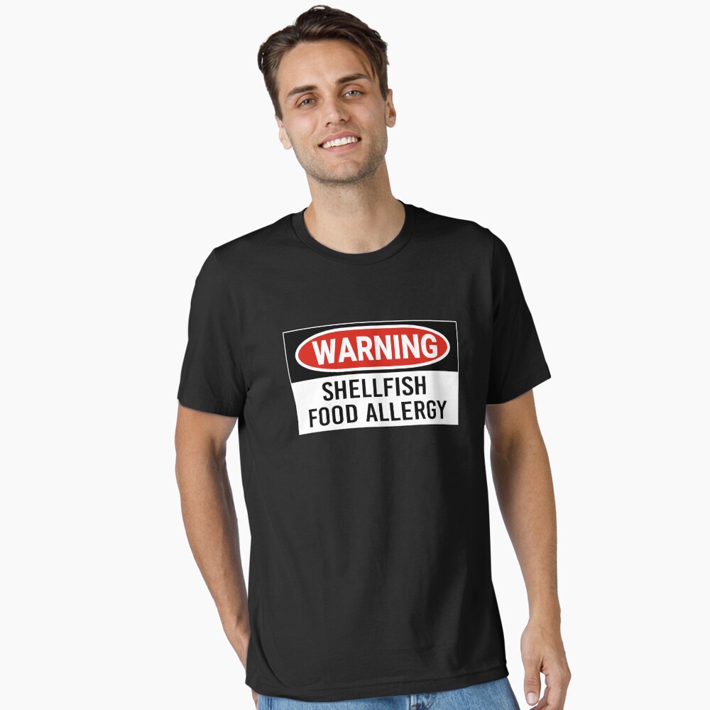 "Shellfish Allergy Distressed Shellfish Food Allergy Warning Sign ...