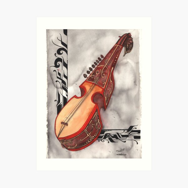 "Rabab Watercolor" Art Print for Sale by madguru | Redbubble