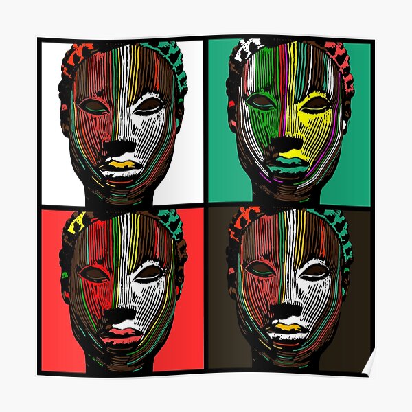 "Oni X four" Poster by irenejonker | Redbubble