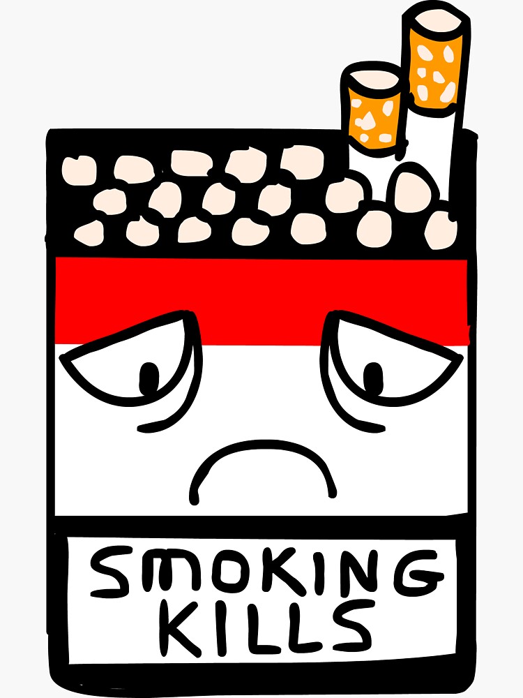 Sticker « Fumer tue », par wilk0 | Redbubble