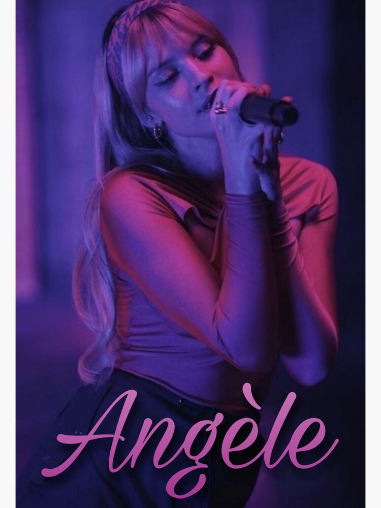 "Angèle" Sticker for Sale by pelshop | Redbubble