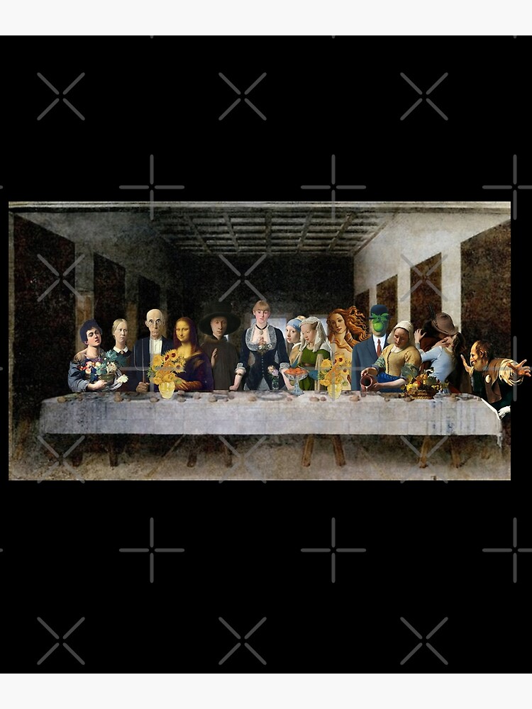 "The Last Supper Leonardo Famous Art Paintings Characters" Art Print ...