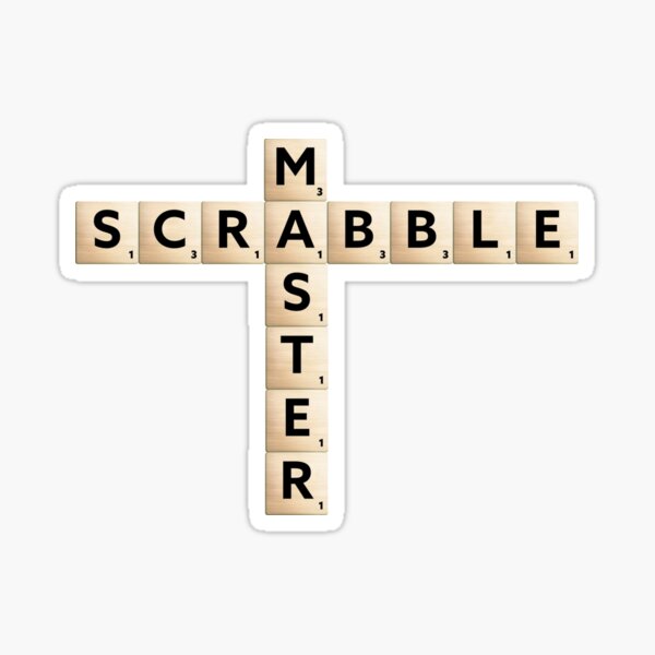 "scrabble master, Scrabble game" Sticker for Sale by Eslam Amin | Redbubble