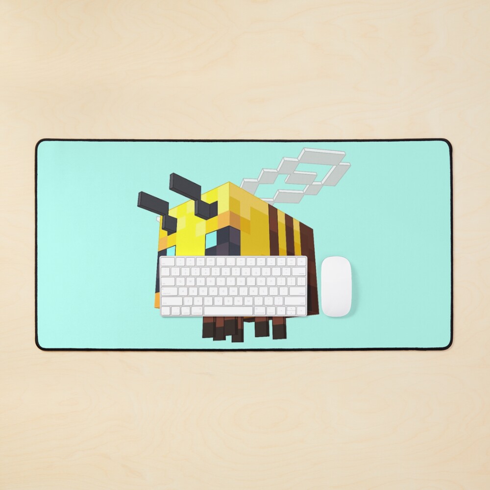"Cute Minecraft Bee" Sticker for Sale by Splash-of-Ink | Redbubble