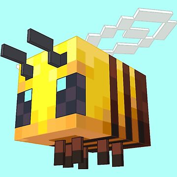 Pegatina for Sale con la obra «Abeja linda de Minecraft» de Splash-of ...