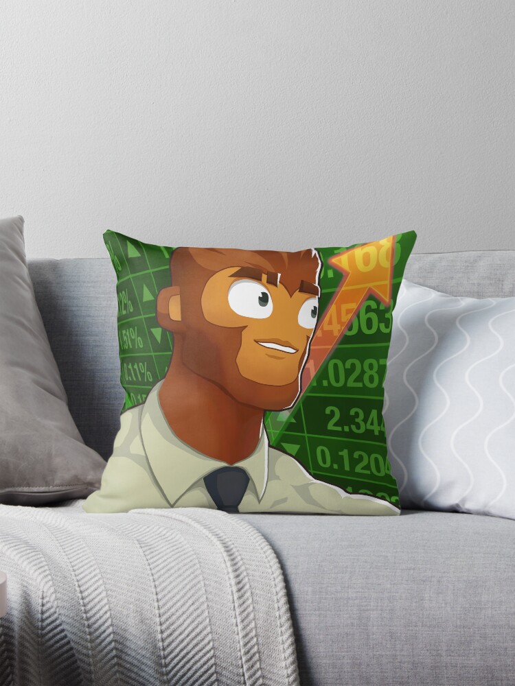 "Gigachad Benjamin Bloons BTD6" Pillow for Sale by FungoAmungo | Redbubble