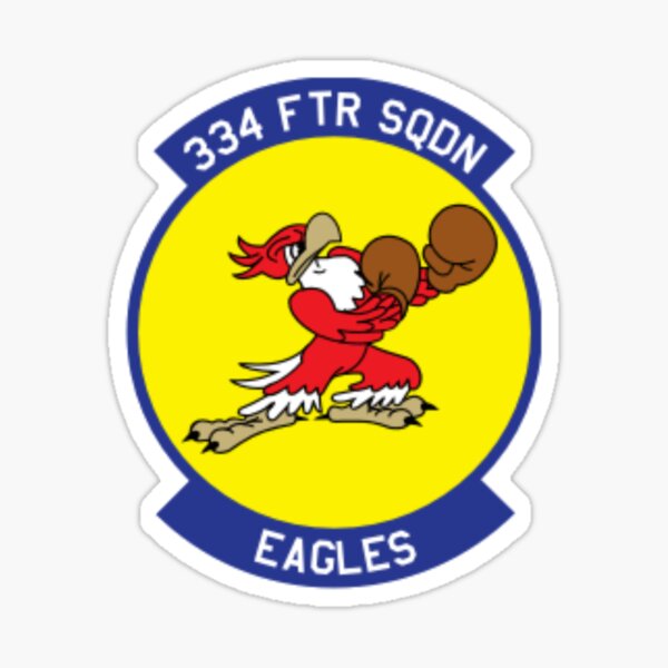 "334th Fighter Squadron" Sticker for Sale by DuckDuckJeep | Redbubble