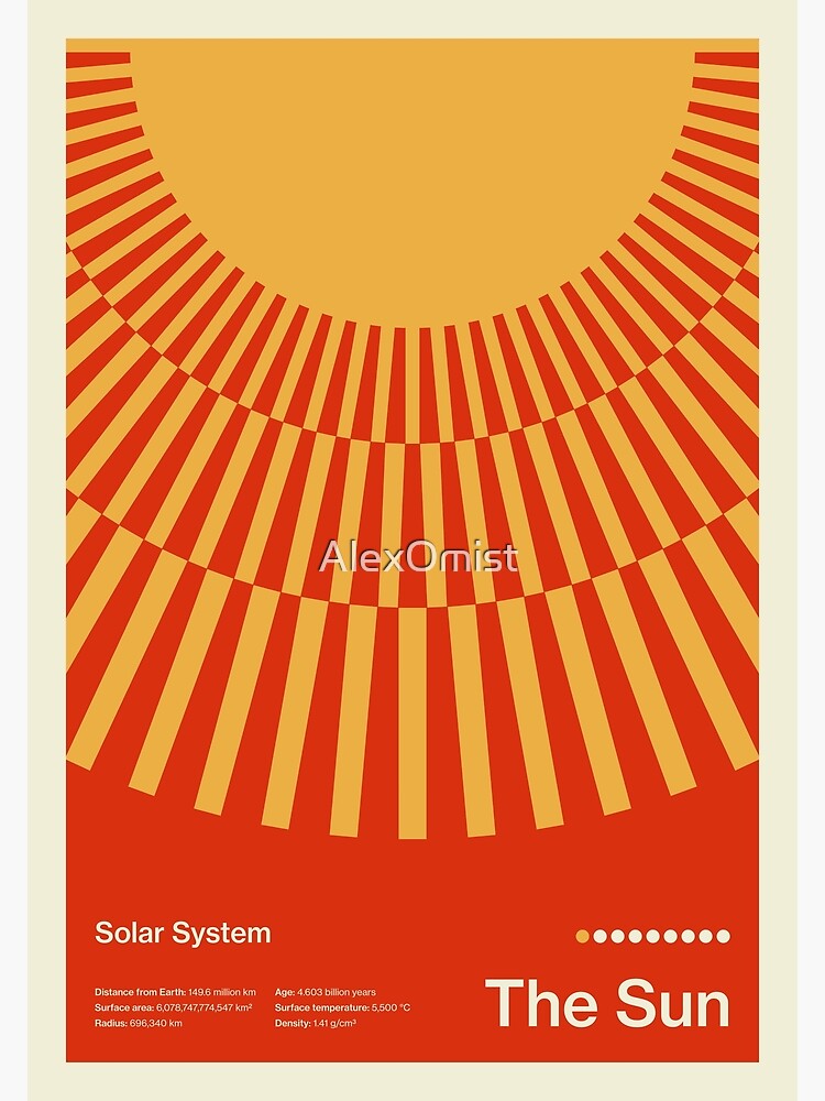 "Sun 1.0" Poster by Alejandro Omist Sancho | Redbubble