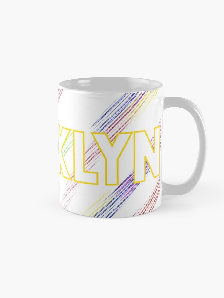 "Brooklyn New York block letters Brooklyn, NYC" Mug by peterdrawings ...