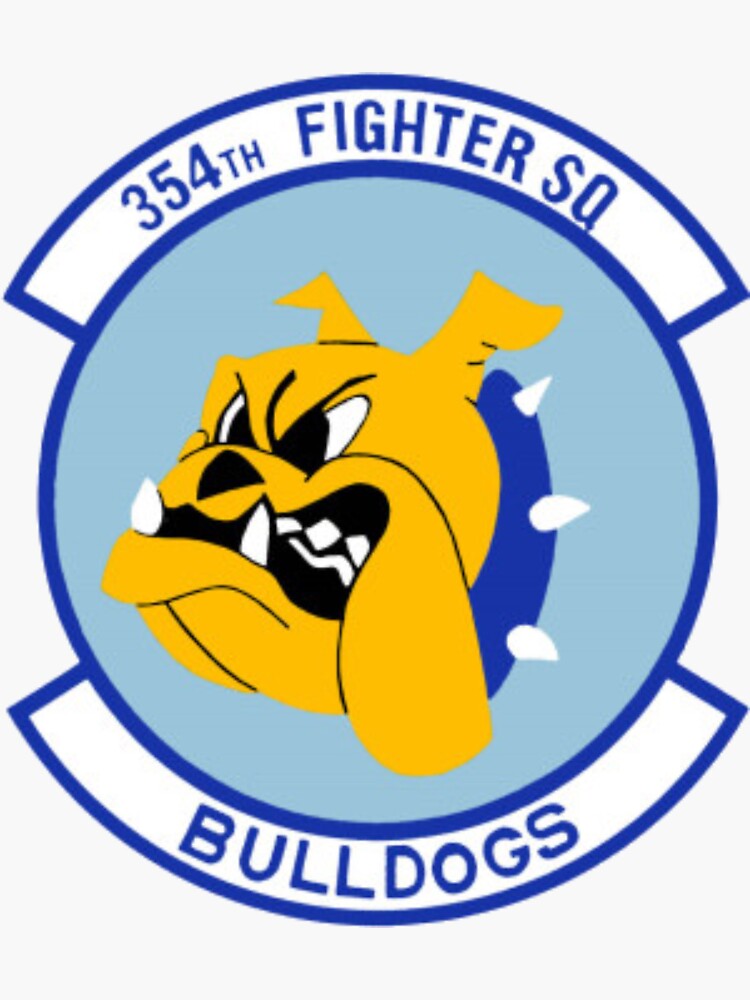 "354th Fighter Squadron" Sticker for Sale by DuckDuckJeep | Redbubble